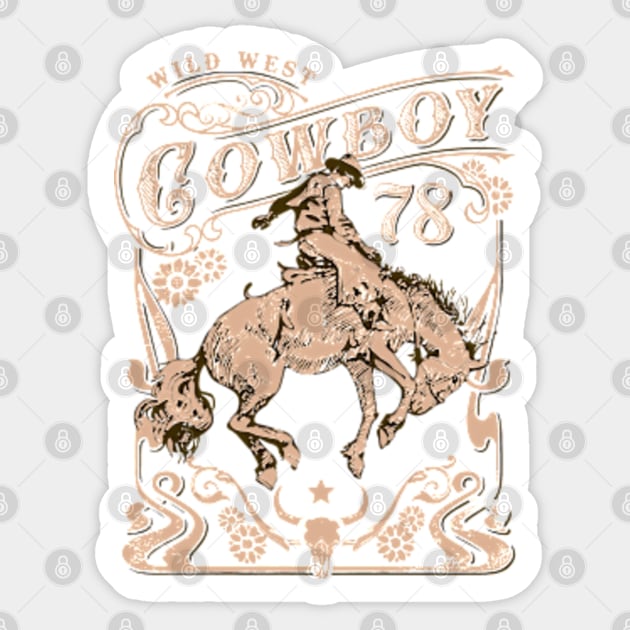 Wild West Legendary Cowboy Rodeo - Rodeo - Sticker | TeePublic