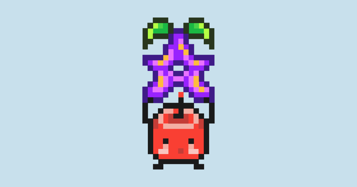 Red Junimo with Stardrop - Stardew Valley - T-Shirt | TeePublic