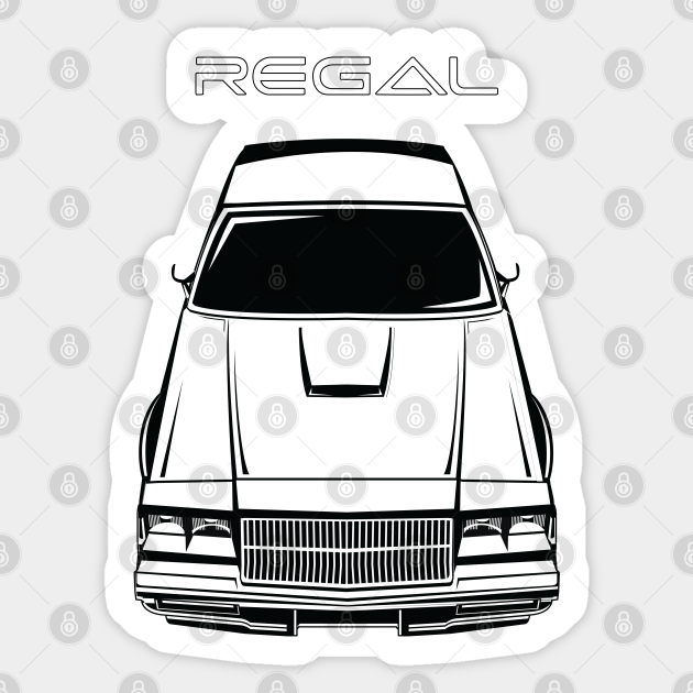 Buick Regal 1981-1987 - Buick Regal - Sticker | TeePublic
