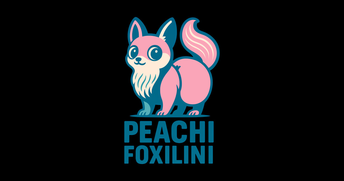 Peachi Foxilini – Peach Fox - Peachi Foxilini - Sticker | TeePublic