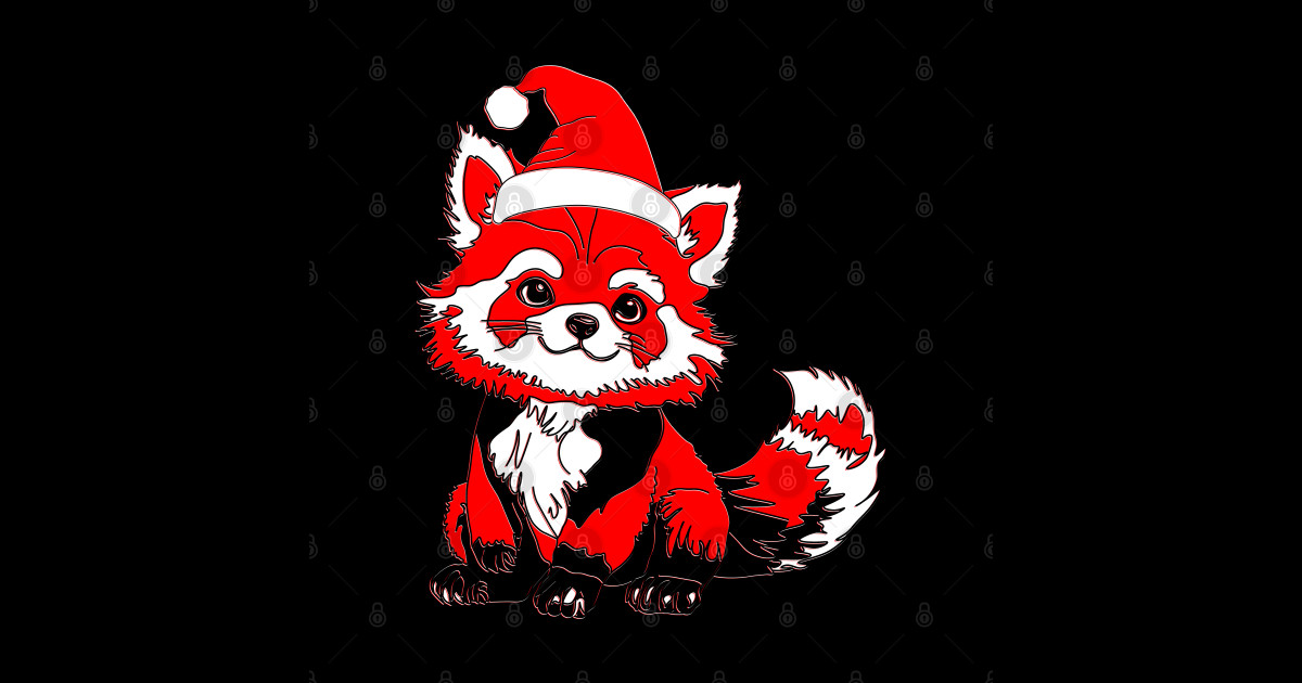 Cute Red Panda Christmas anime kawaii Redpanda - Kawaii Redpanda ...