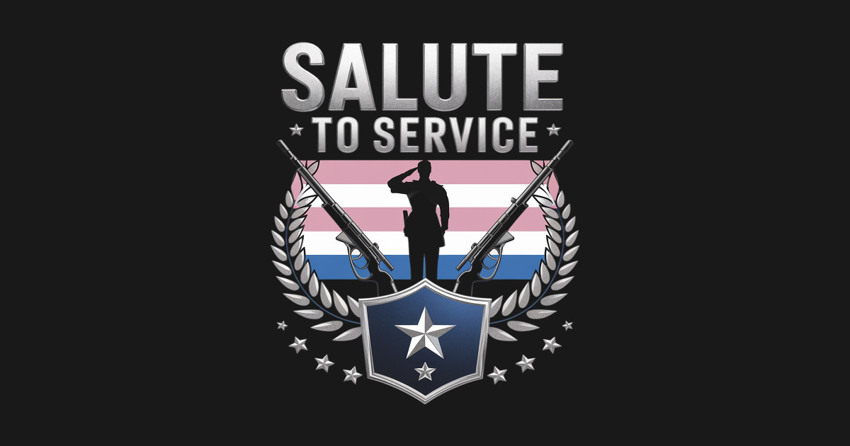 Salute Trans Military LGBT Transgender Soldiers Veteran USA - Salute ...