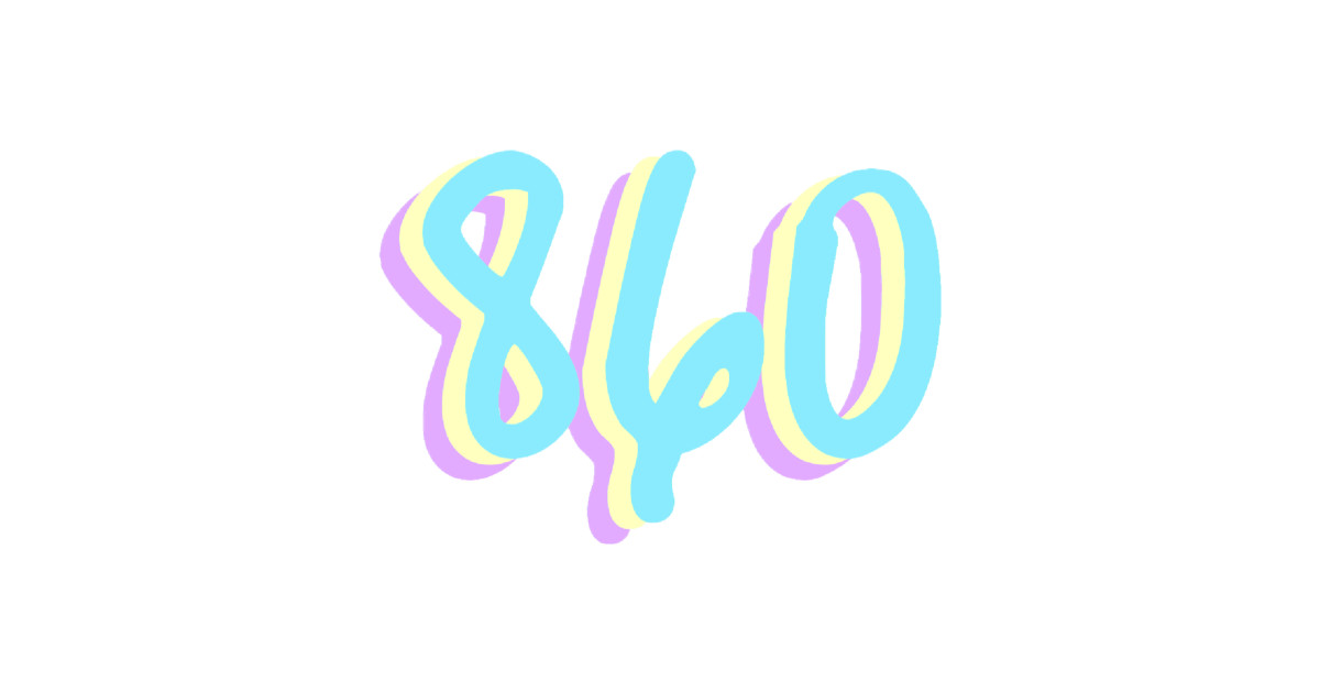 Connecticut 860 Area Code - Tonys - T-Shirt | TeePublic