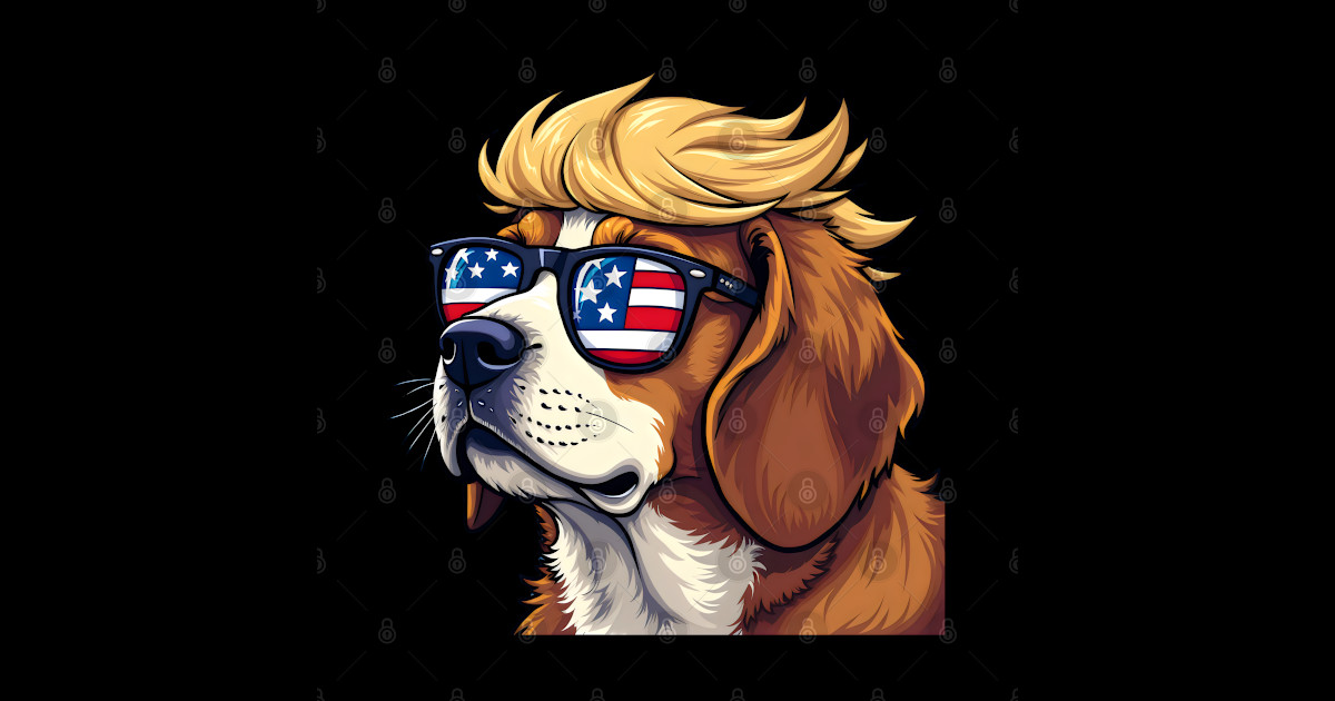 dogs for donald trump 2024 - Dogs For Trump - Sticker | TeePublic