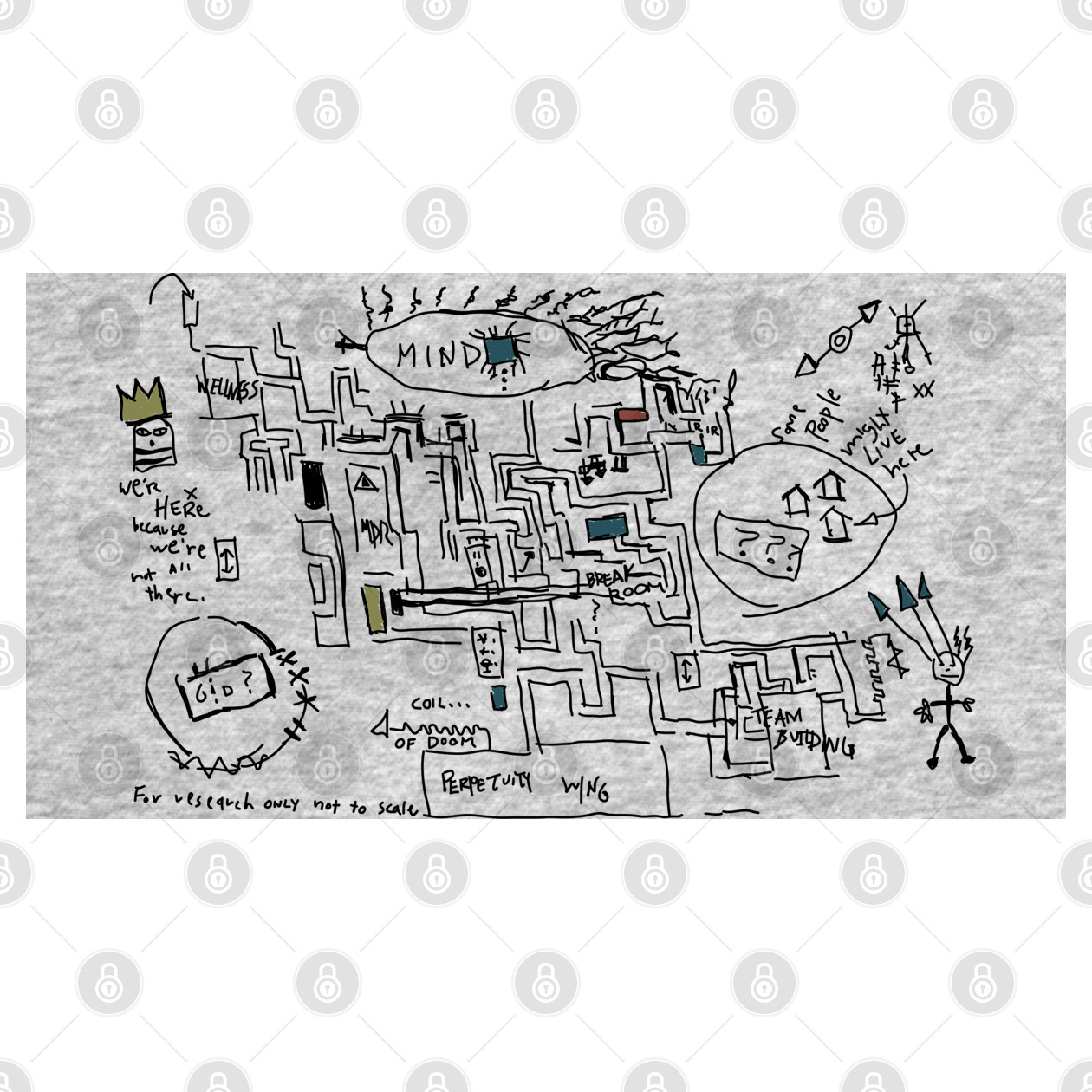 Petey's Lumon Map (Severance) - Severance - Hoodie | TeePublic