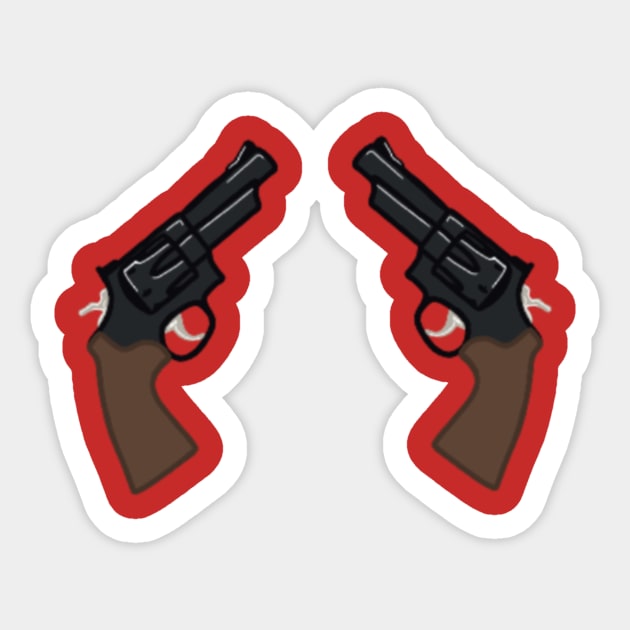 Revolvers - Guns - Sticker | TeePublic