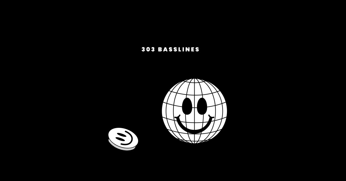 ACID HOUSE - 303 Basslines (black) - Acid House - Sticker | TeePublic