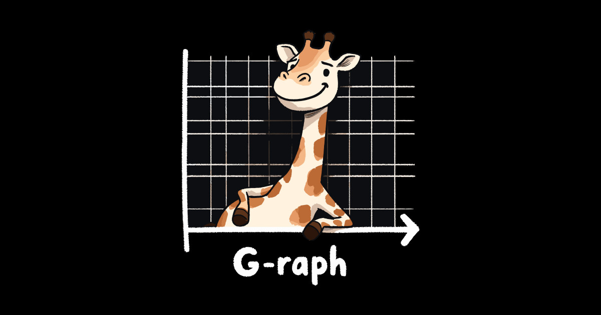 Graph Mathamatic Giraffe - Math - Posters and Art Prints | TeePublic
