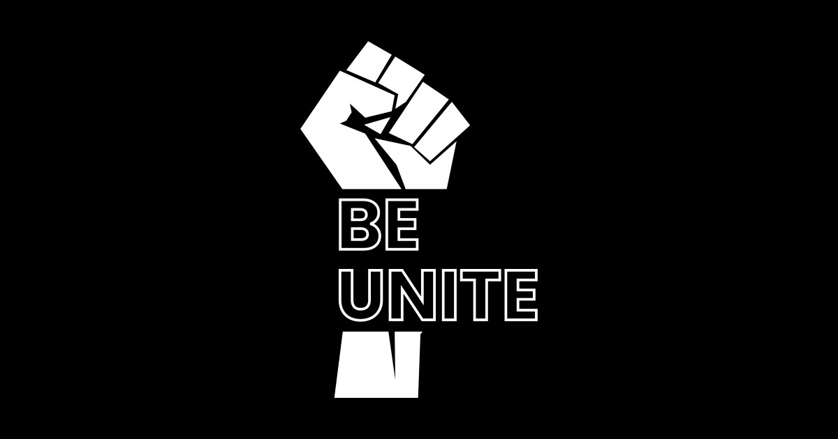 Be unite motivational typography design - Motivational Quote - Sticker ...