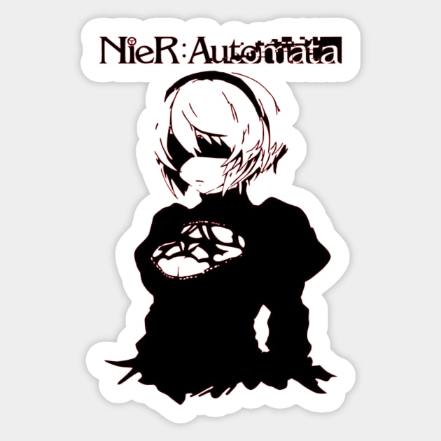 2B Nier Automata - Nier Automata - Sticker | TeePublic