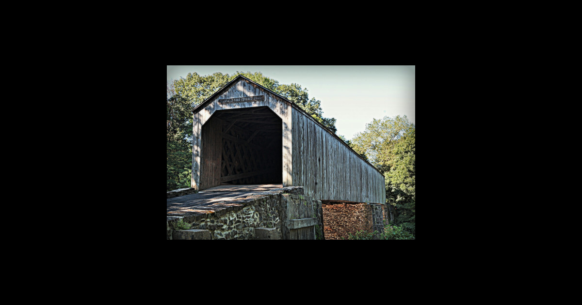 Covered Bridge Tyler State Park - Covered Bridge - Posters and Art ...