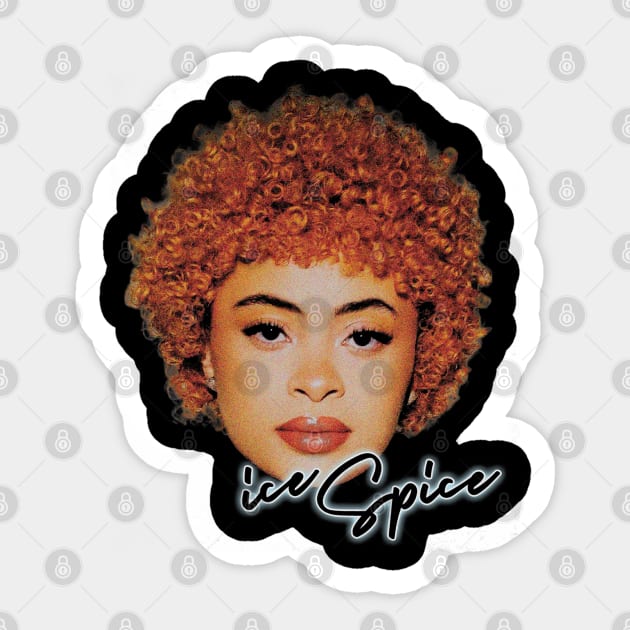 Ice Spice Big Face - Ice Spice - Sticker | TeePublic