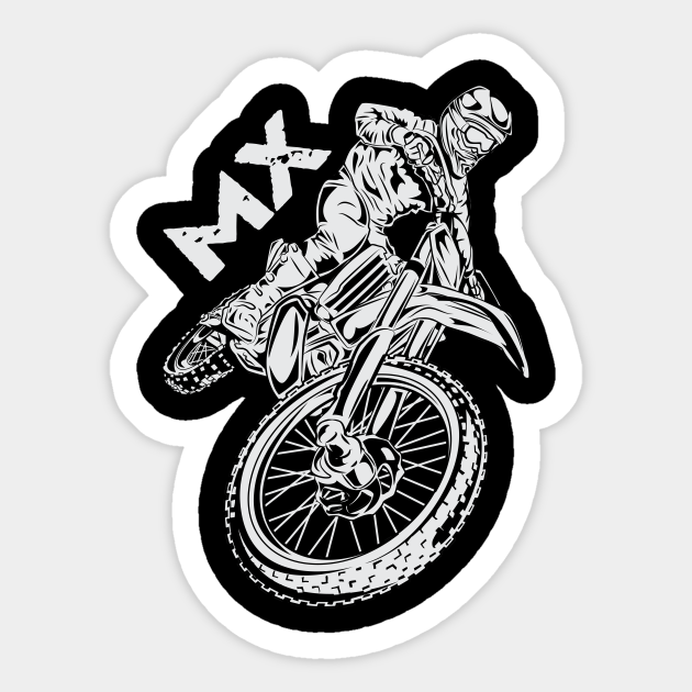 Motocross MX - Motocross - Sticker | TeePublic