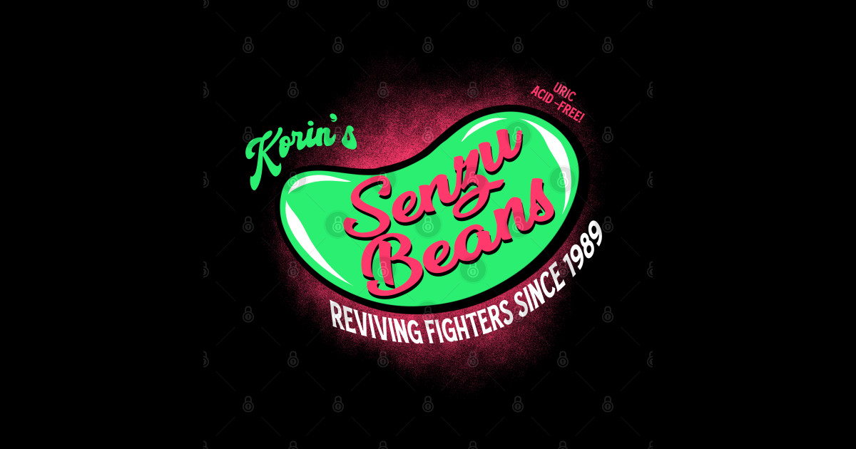 Senzu Beans DBZ Super Saiyan - Anime - Sticker | TeePublic
