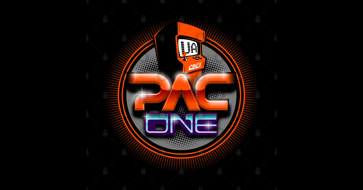 PAC ONE retro arcade - Pac One - Sticker | TeePublic