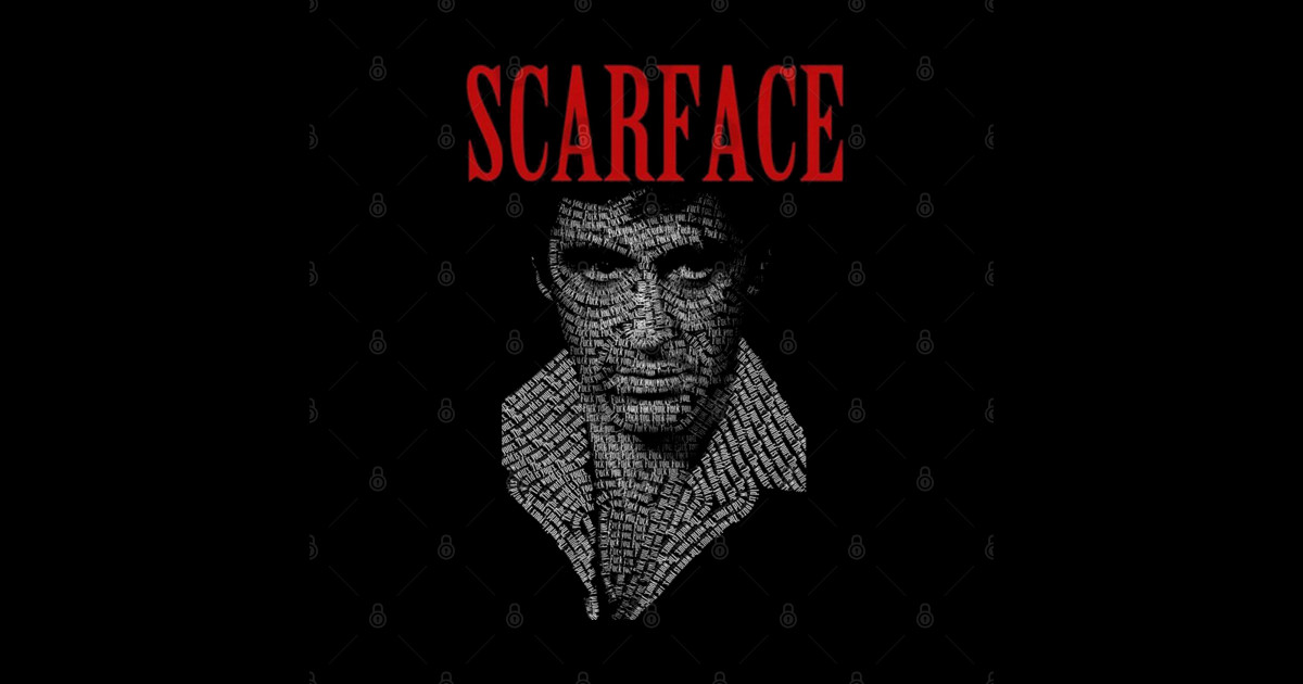 Scarface Letter - Scarface - Posters and Art Prints | TeePublic
