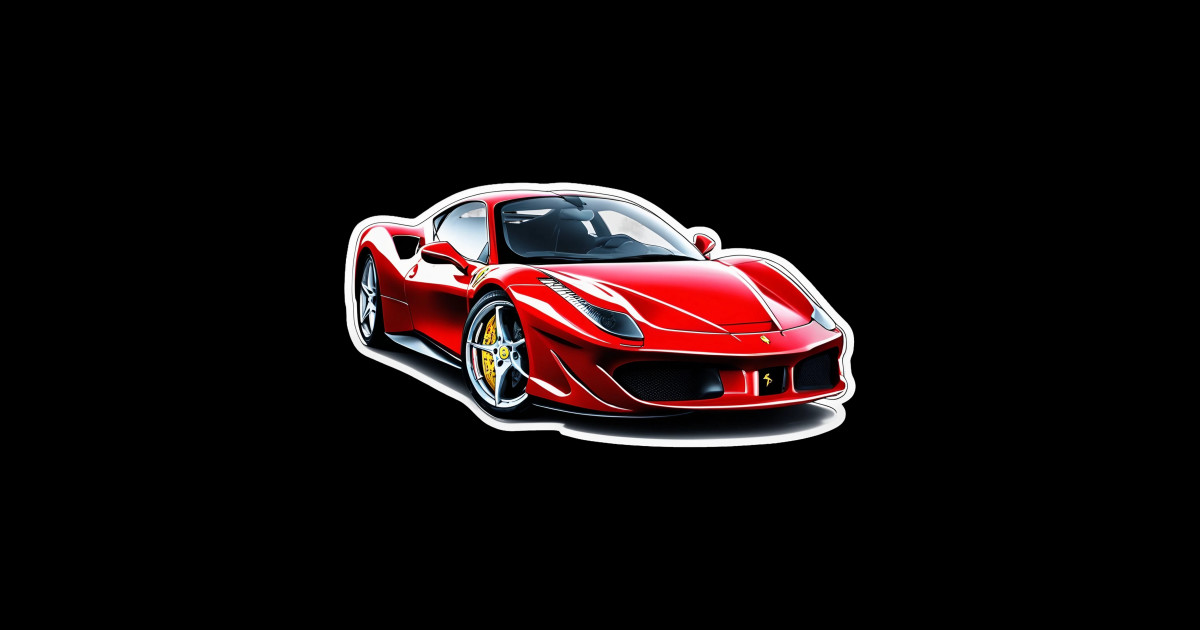 Born in Maranello - Ferrari - Sticker | TeePublic