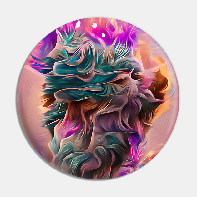 Aqua Hairy Fuzzy Dazzling Nug Smoke Weed Cannabis - Nugs - Pin | TeePublic