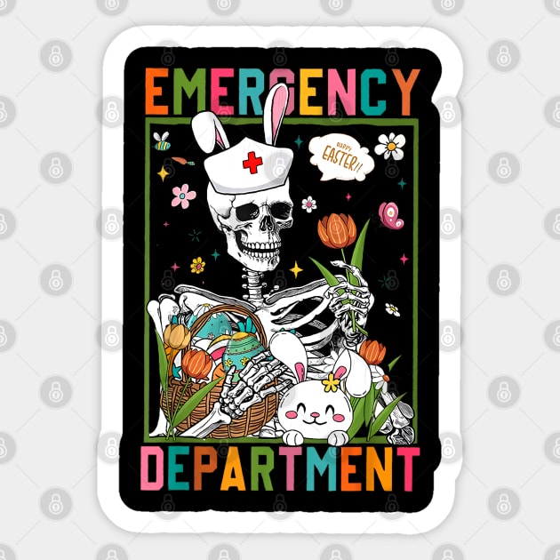 Emergency Department Skeleton Nurse Easter ER Nurse Room - Emergency ...