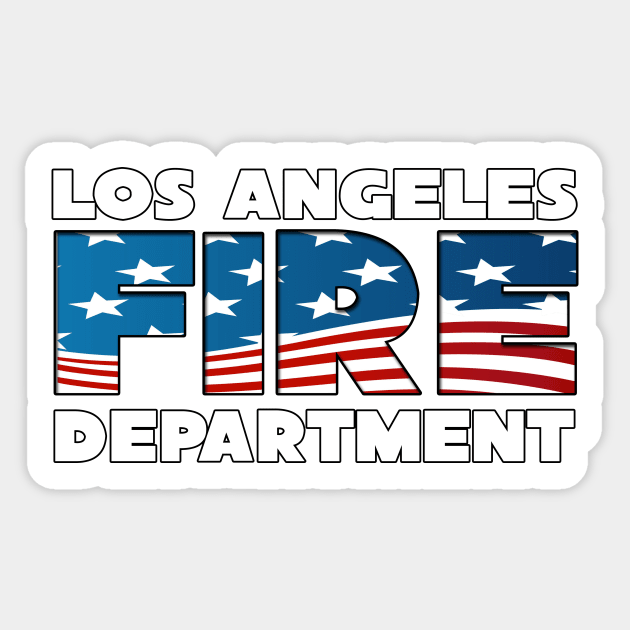 Los Angeles Fire Department - Lafd - Sticker | TeePublic