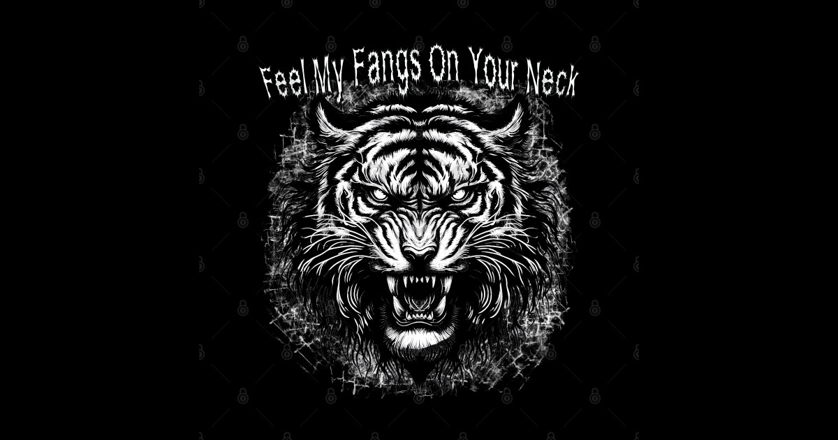 Angry and Possessed Roaring Tiger - Creepy Tiger - Sticker | TeePublic