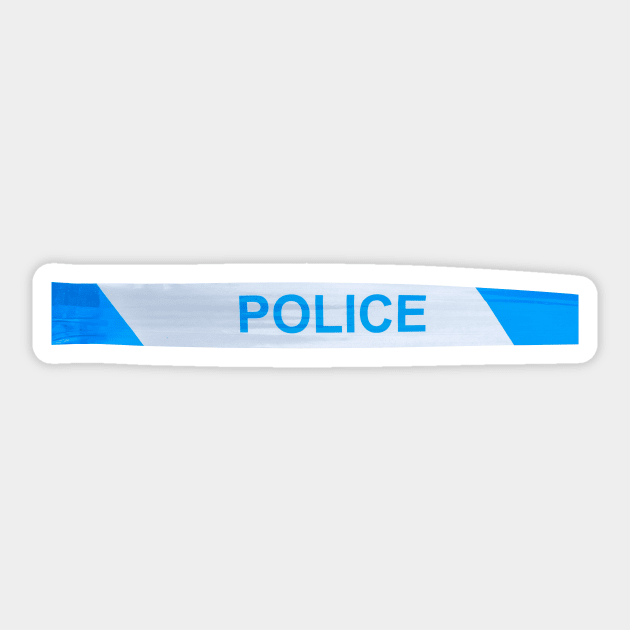 Police Tape - Detective - Sticker | TeePublic