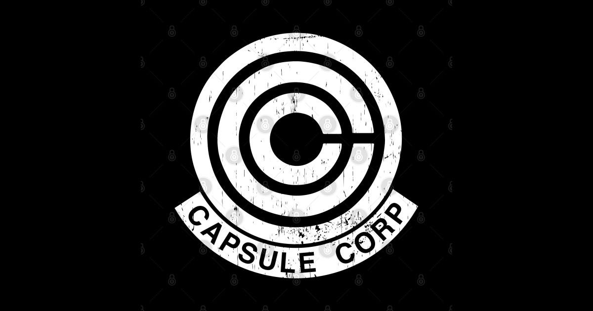 DRAGONBALL Z - CAPSULE CORP - Robzilla Anime Manga - Pin | TeePublic
