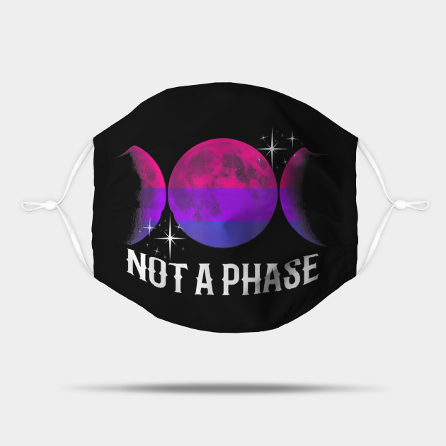 Not A Phase Bisexual Flag Shirt Lgbt Bi Gay Pride Moon Ts Tshirt