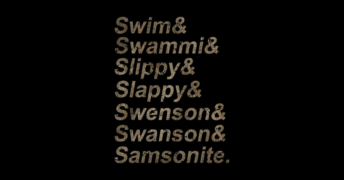 Swim Swammi Slippy Slappy ... - Vintage Retro - Sticker | TeePublic