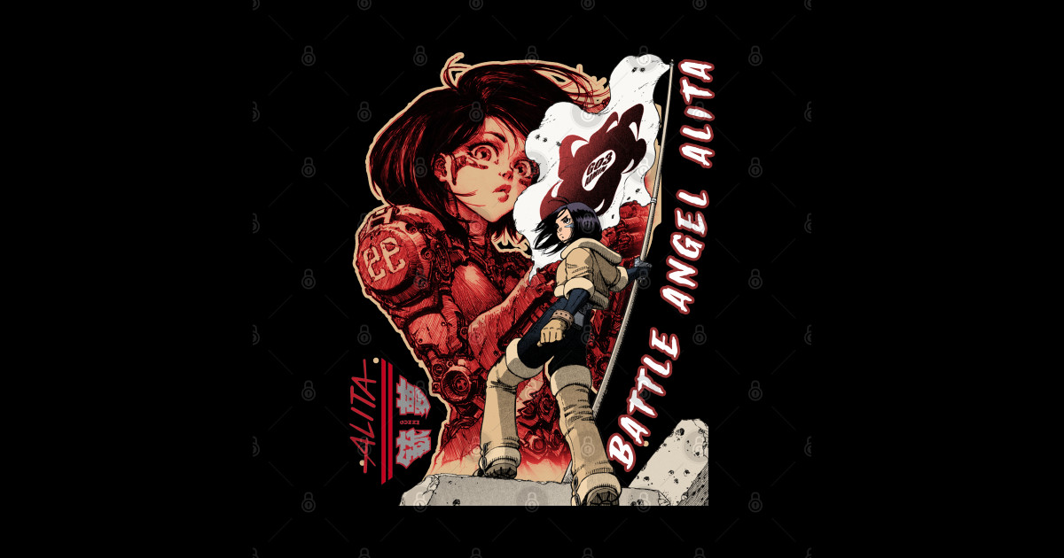 Grewishka's Wrath - Face the Adversary in Alita T-Shirt - Battle ...