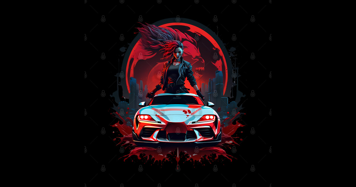 Toyota Supra mk5 JDM Tuning - Toyota Supra Mk5 - Sticker | TeePublic