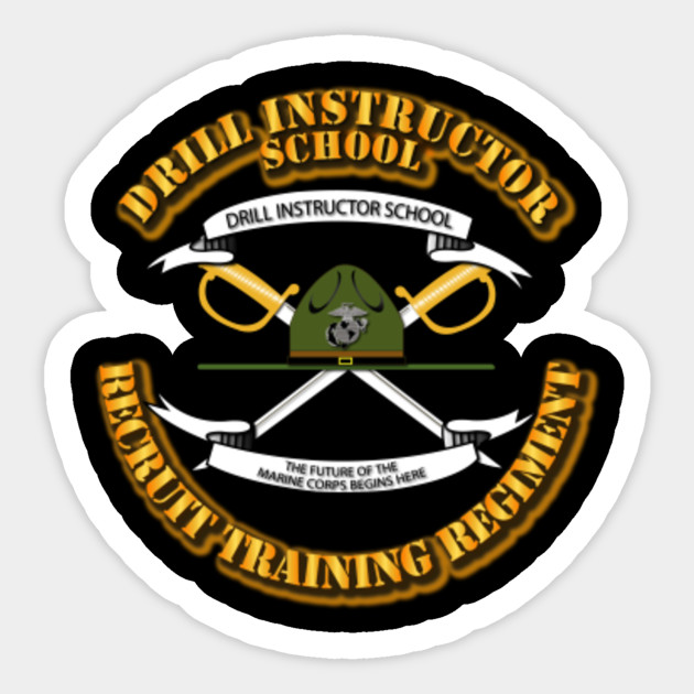 USMC - Drill Instructor School - Usmc Drill Instructor School - Sticker ...