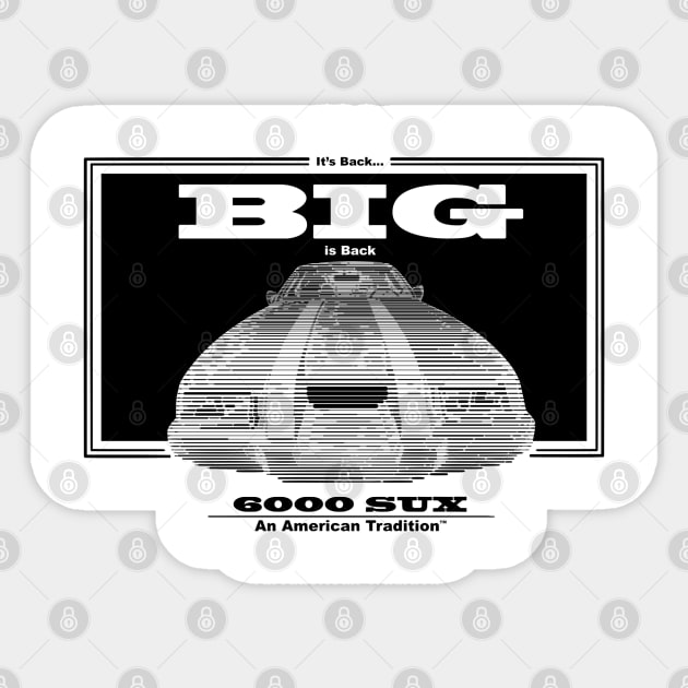 6000 SUX car (Robocop) - Robocop - Sticker | TeePublic