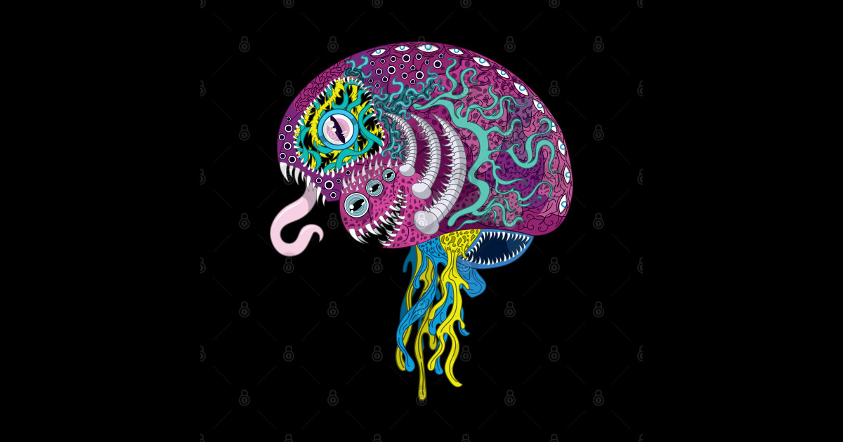Eldritch Brain - Brain - T-Shirt | TeePublic