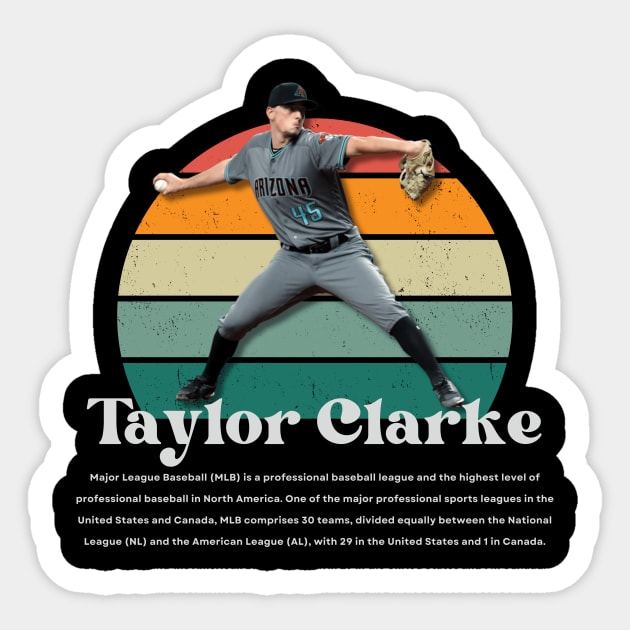 Taylor Clarke Vintage Vol 01 - Player - Sticker | TeePublic