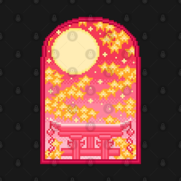 Aesthetic Window Pixel Art - Japan - T-Shirt | TeePublic