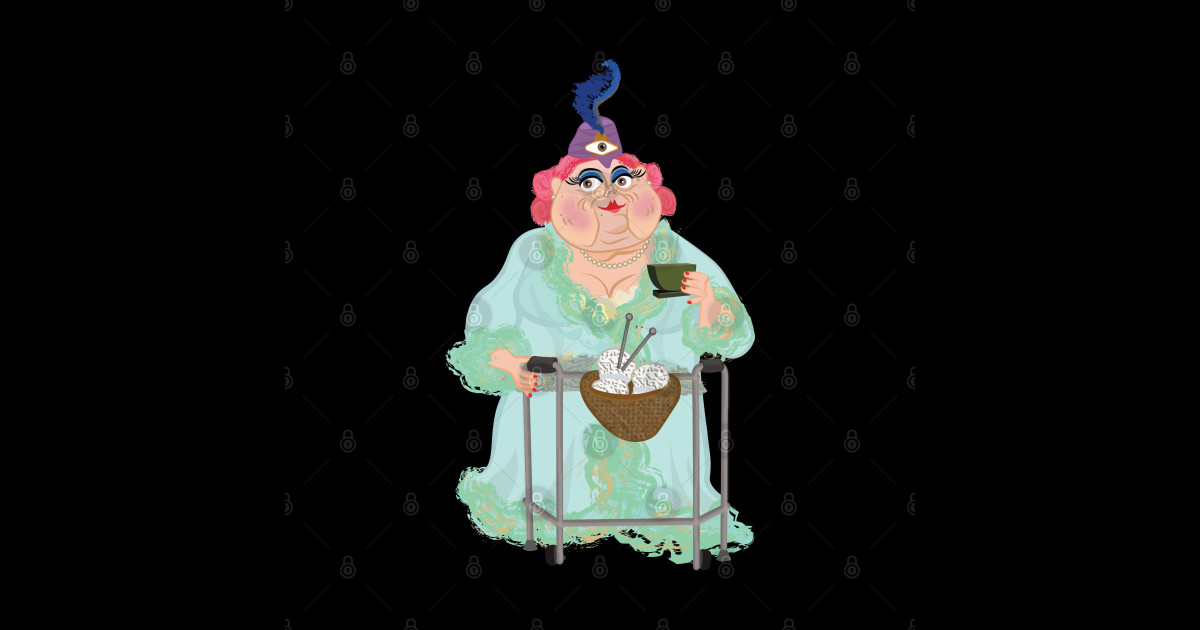 Miss Spink - Coraline Movie - Sticker | TeePublic