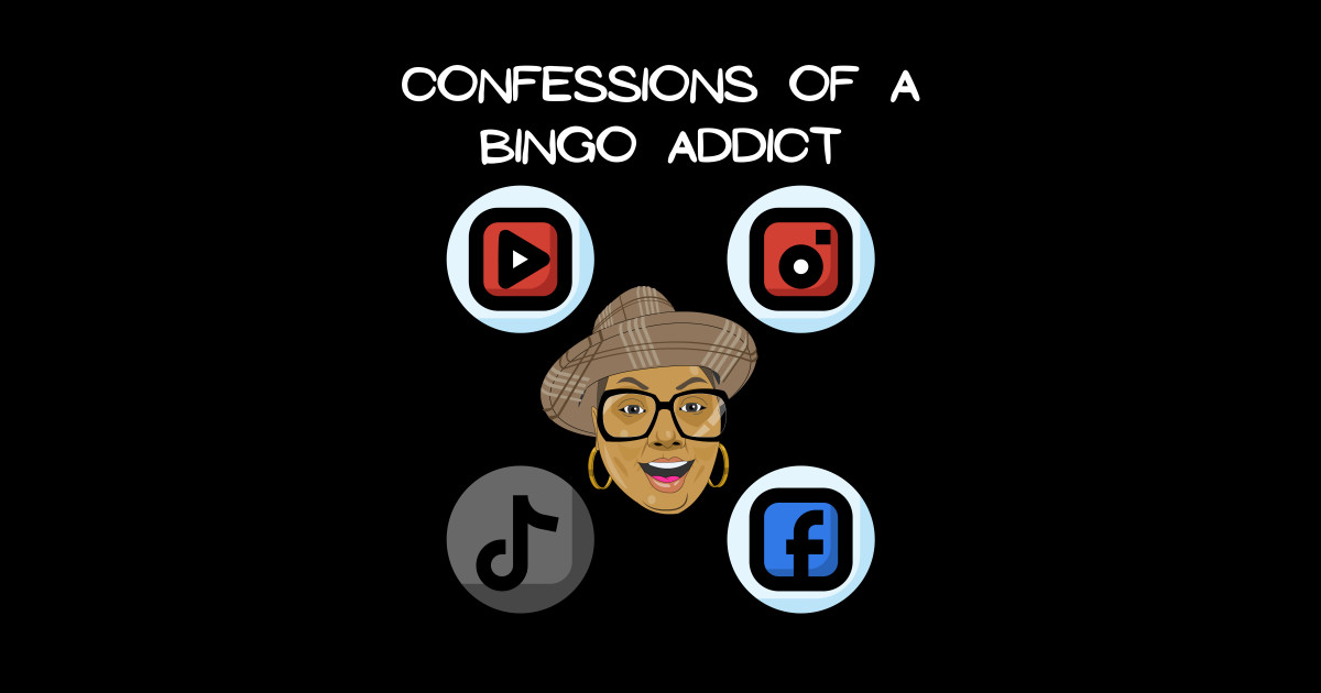 Bingo Addict Social Media - Bingo Addict - Sticker | TeePublic