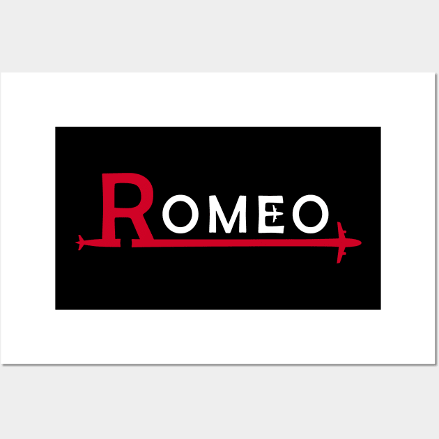ROMEO Aviation Phonetic Alphabet Pilot Airplane - Romeo - Posters and ...