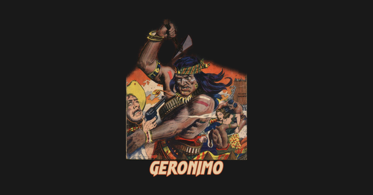 Geronimo native american war axe vintage design - Hydro - T-Shirt ...