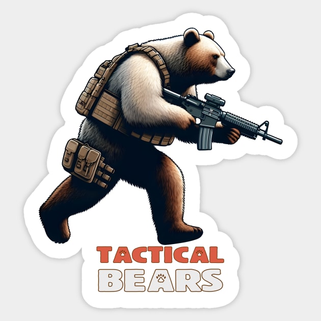 Tactical Bears - Tactical - Sticker | TeePublic