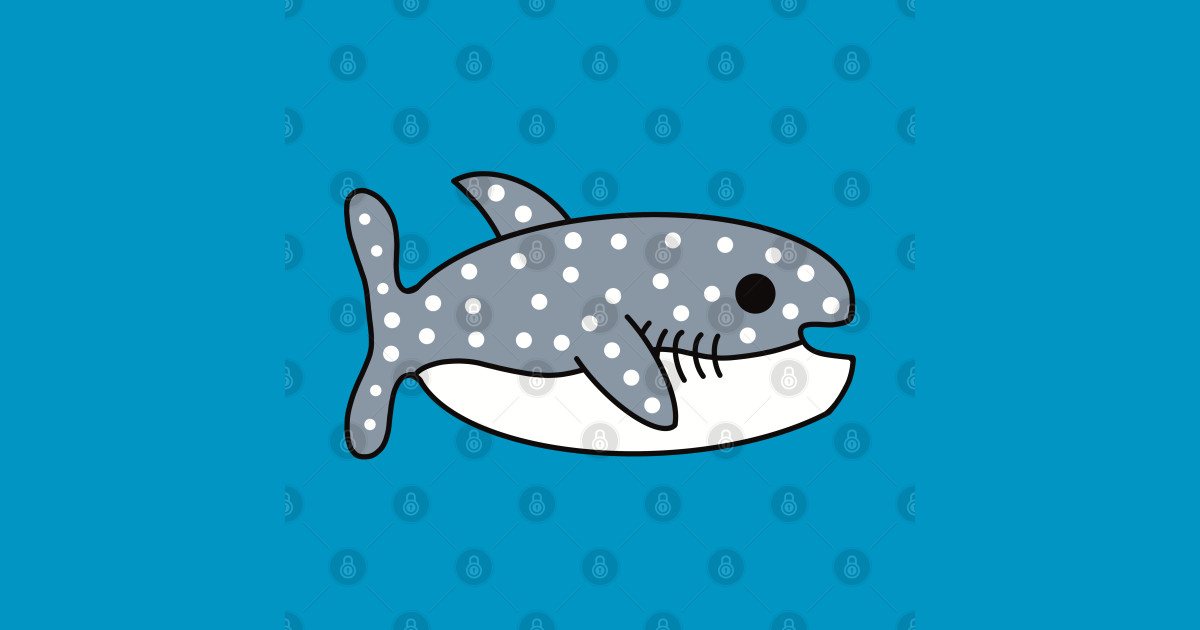 Cute Kawaii Whale Shark - Kawaii Whale - T-Shirt | TeePublic