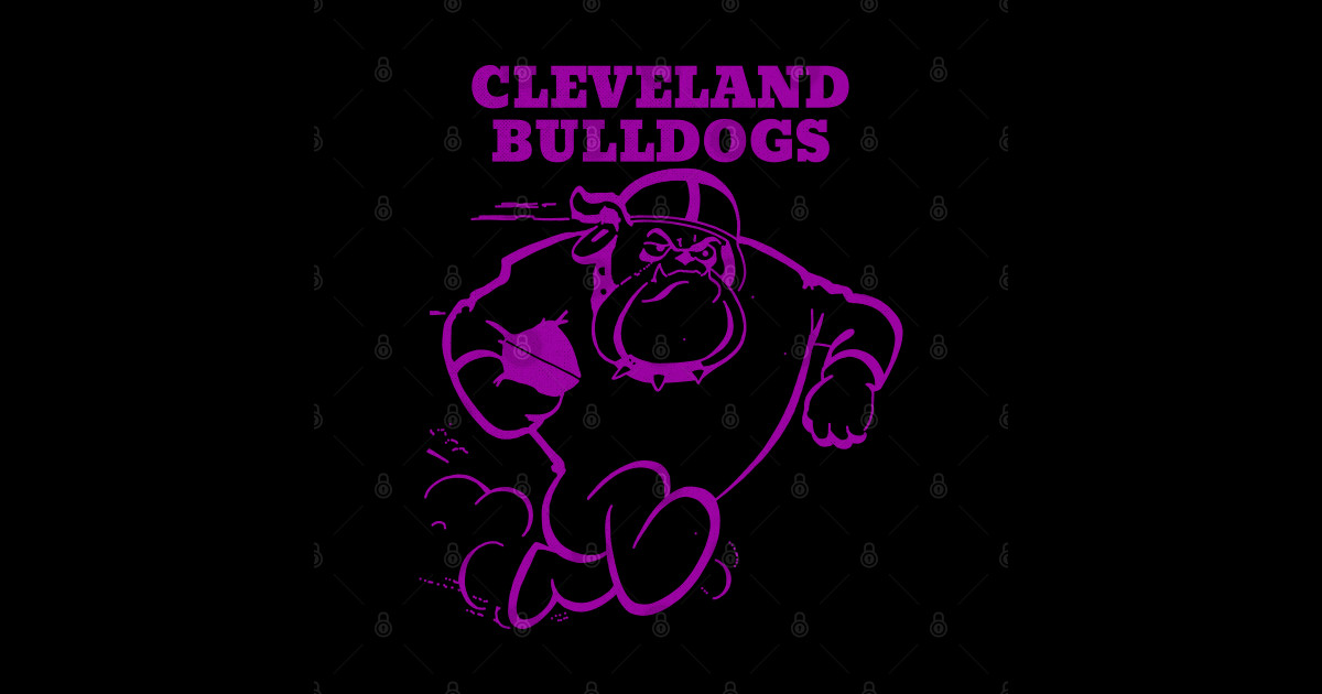 Retro Cleveland Giants Bulldogs UFL 1963 - Cleveland - Sticker | TeePublic