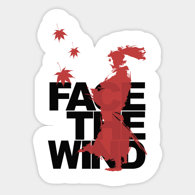 Face The Wind - Yasuo - Sticker | TeePublic