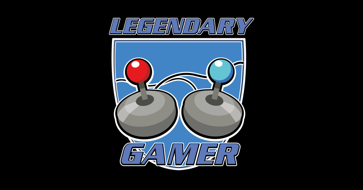 Legendary Gamer logo - Legendary Gamer Logo - Sticker | TeePublic