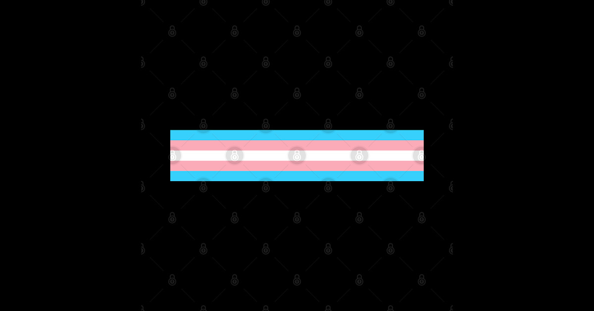 Transgender Pride Flag: Retro Horizontal Stripes - Transgender Pride Flag - Sticker | TeePublic