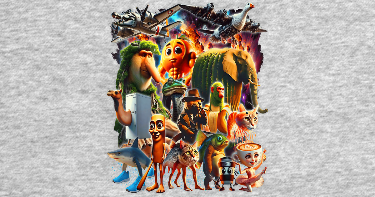 Italian-Brainrot AI Generated Animals Gen Z Men Women Youth - Italian ...