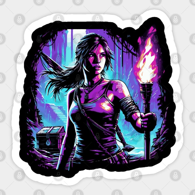 Lara Croft Fan-Art - Lara Croft - Sticker | TeePublic