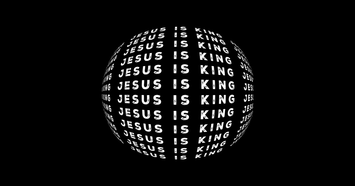 Jesus Is King - Jesus Christ - Sticker | TeePublic