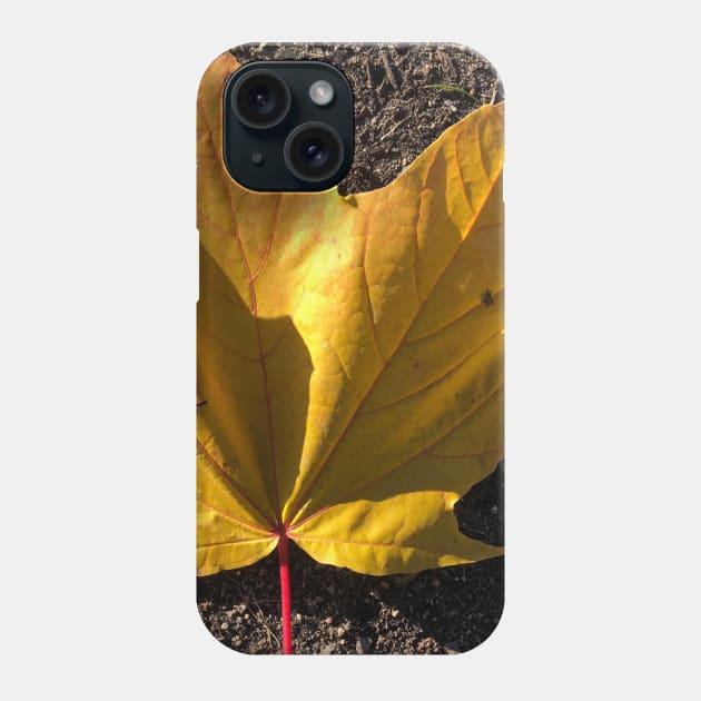 Yellow leaf - Environment - Phone Case | TeePublic